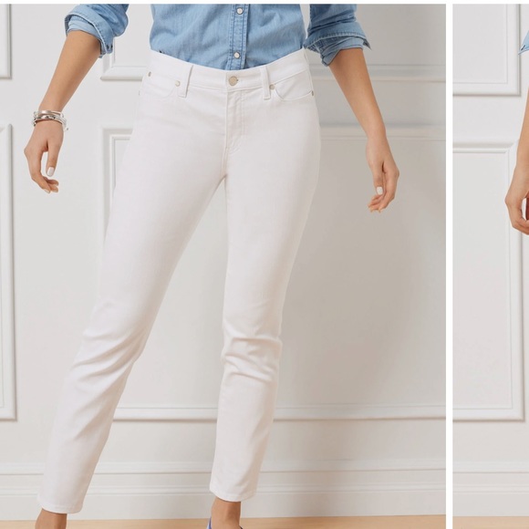 J. Jill | Jeans | Jjill White Authentic Fit Slim Ankle | Poshmark